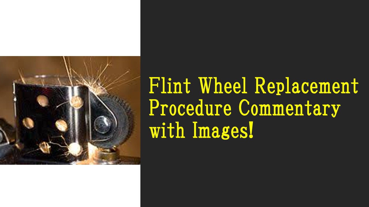 How To Replace The Flint Wheel On Your Zippo Lighter - ZippoのDIY！