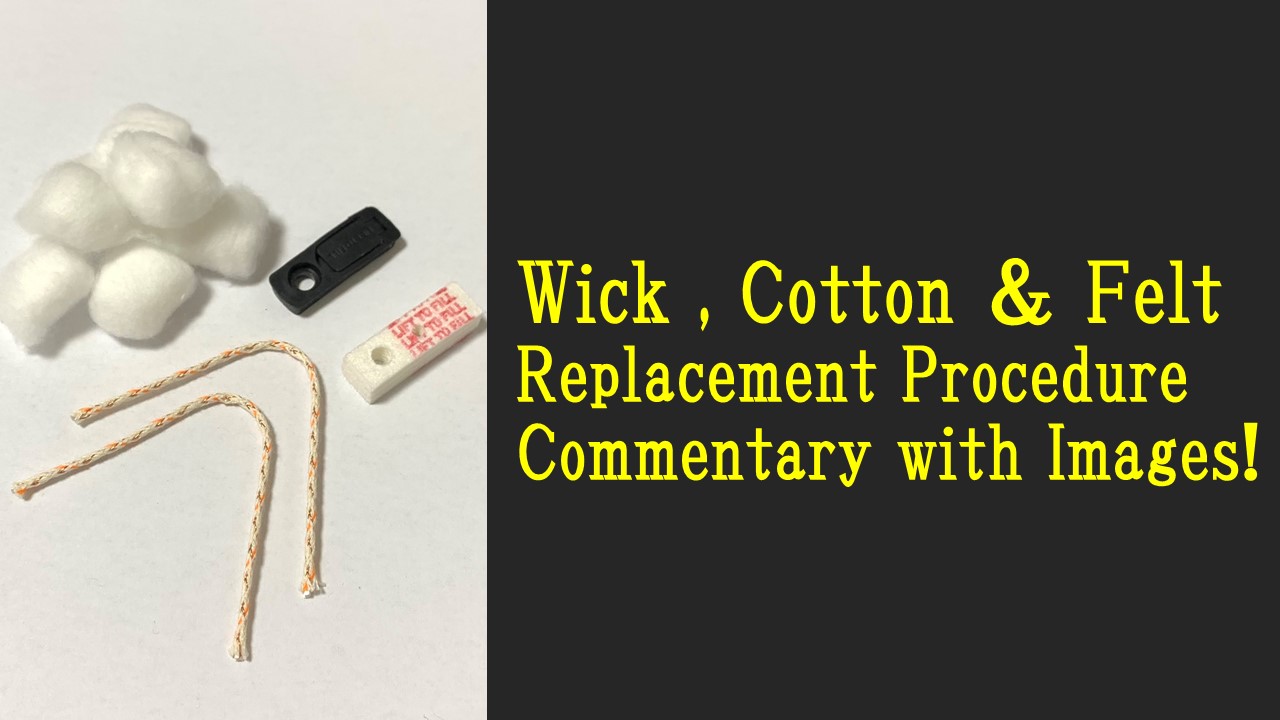 How To Replace Wick, Cotton ＆ Felt On Your Zippo Lighter - ZippoのDIY！